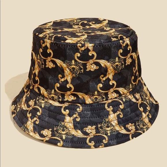 Accessories | Baroque Pattern Bucket Hat | Poshmark